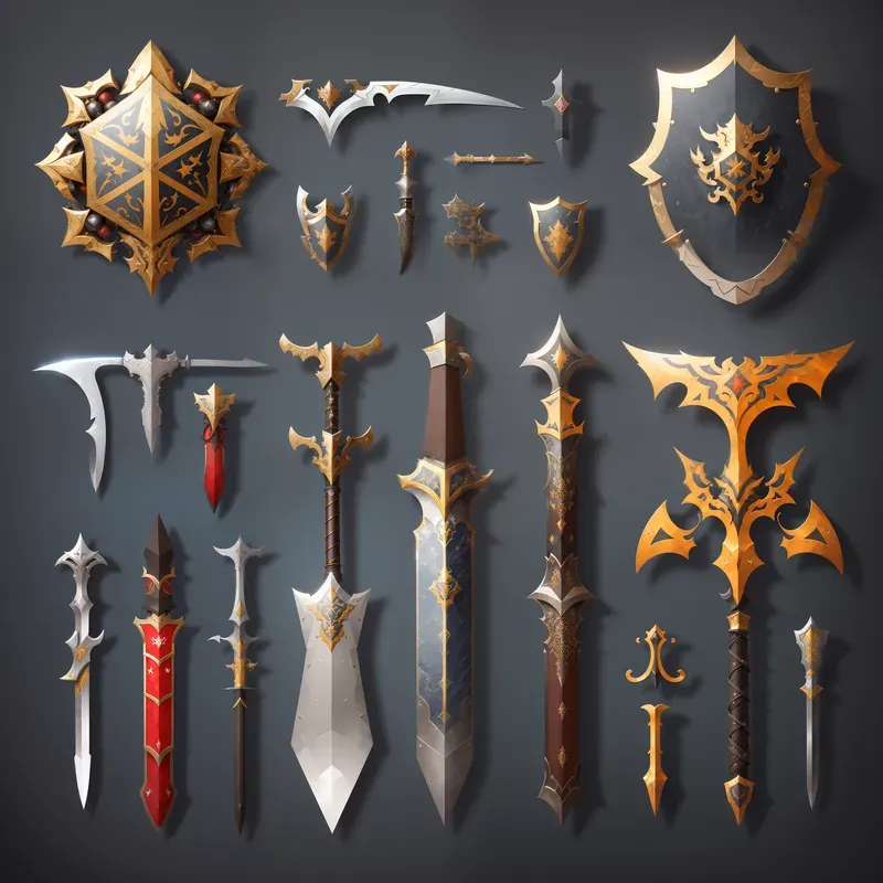 Endless Game Assets Stable Diffusion Prompt | PromptBase