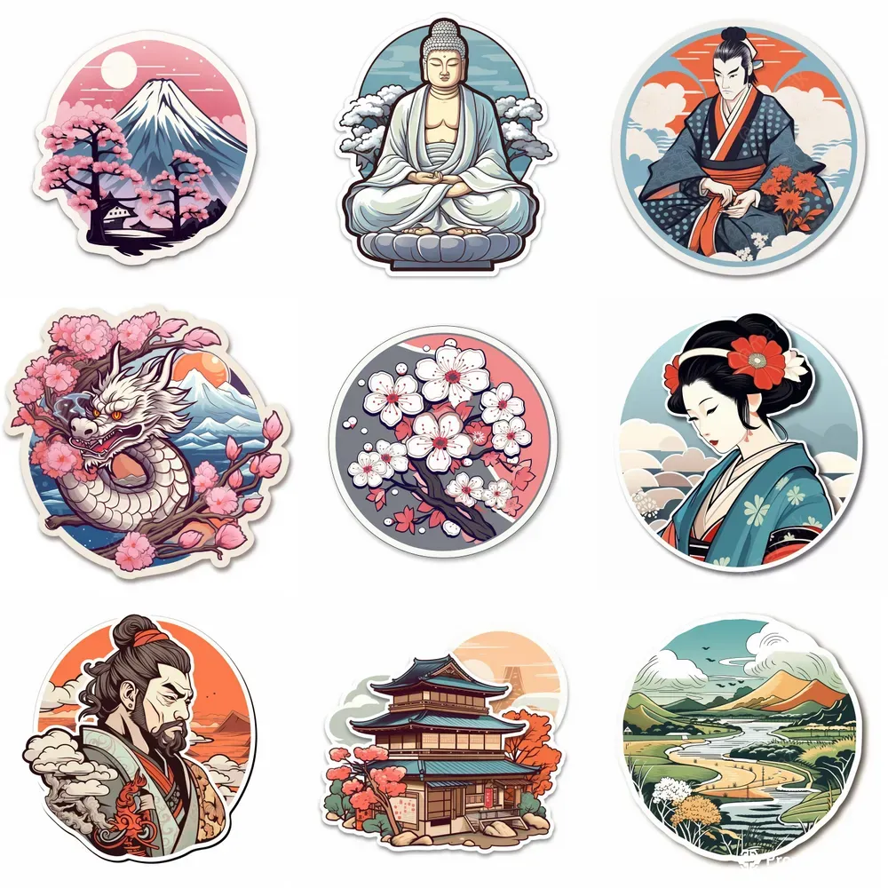 Traditional Japanese Stickers Midjourney Prompt | PromptBase