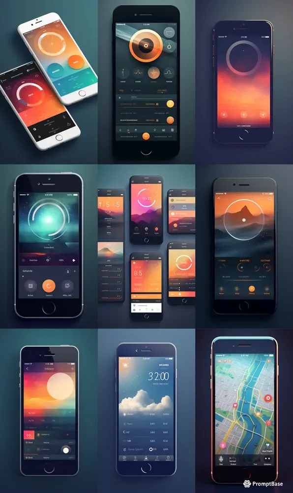 Hyper Realistic Ios App Mockups Midjourney Prompt | PromptBase