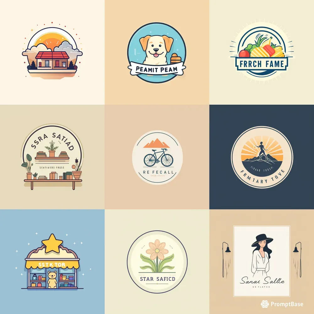 Local Store Logos Midjourney Prompt | PromptBase