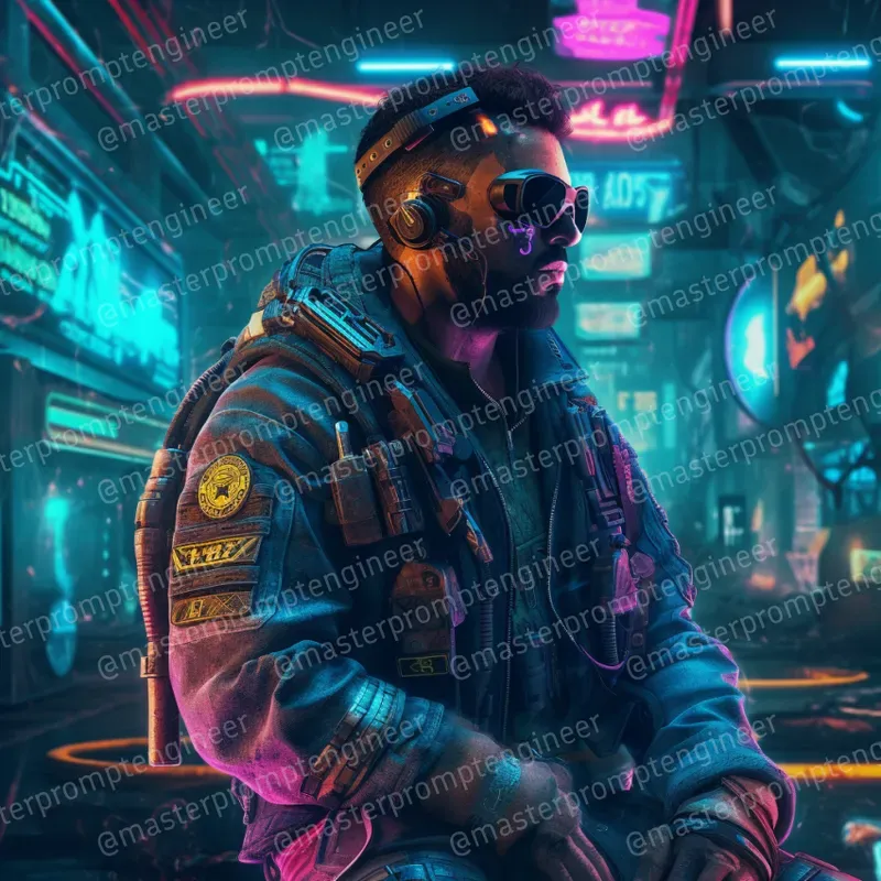 Cyberpunk Cod Characters Midjourney Prompt | PromptBase