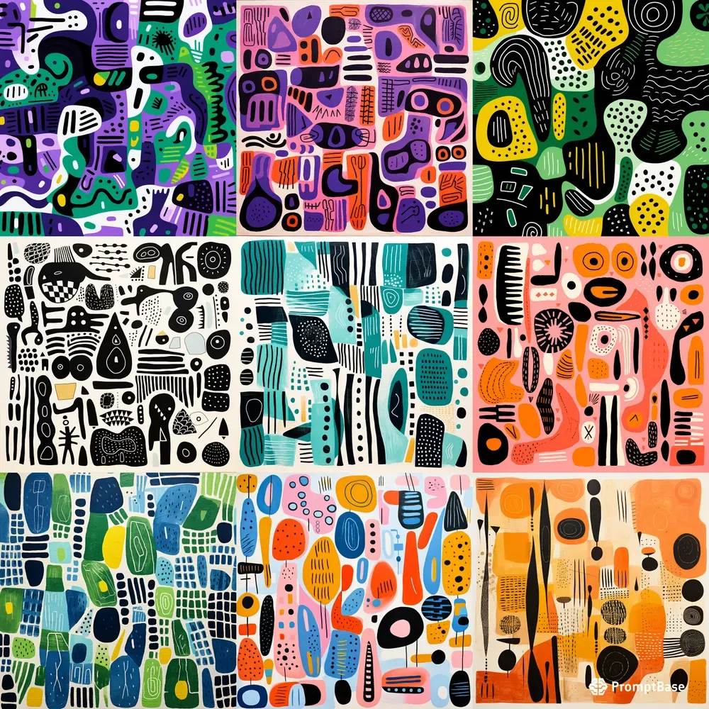 Modern Abstract Designs Midjourney Prompt | PromptBase