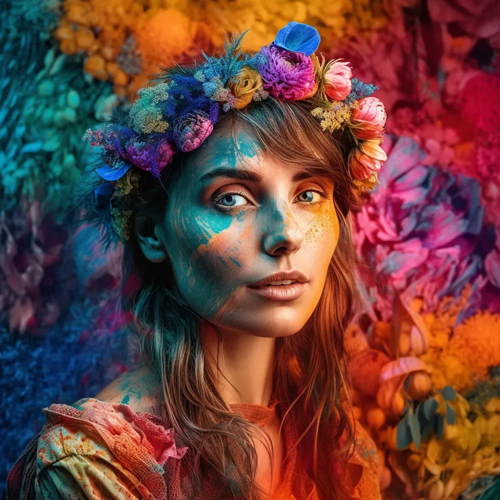 Vibrant Studio Photography Patterns Midjourney Prompt | PromptBase