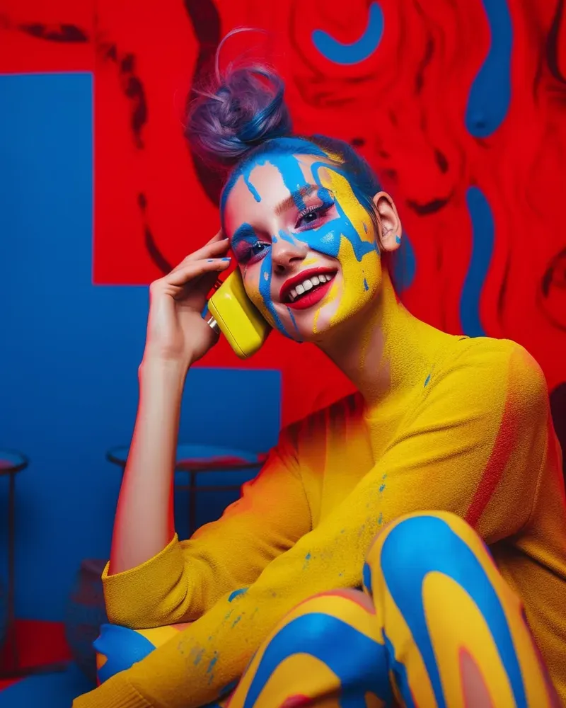 Super Colorful Photoshoots Pop Art Midjourney Prompt | PromptBase