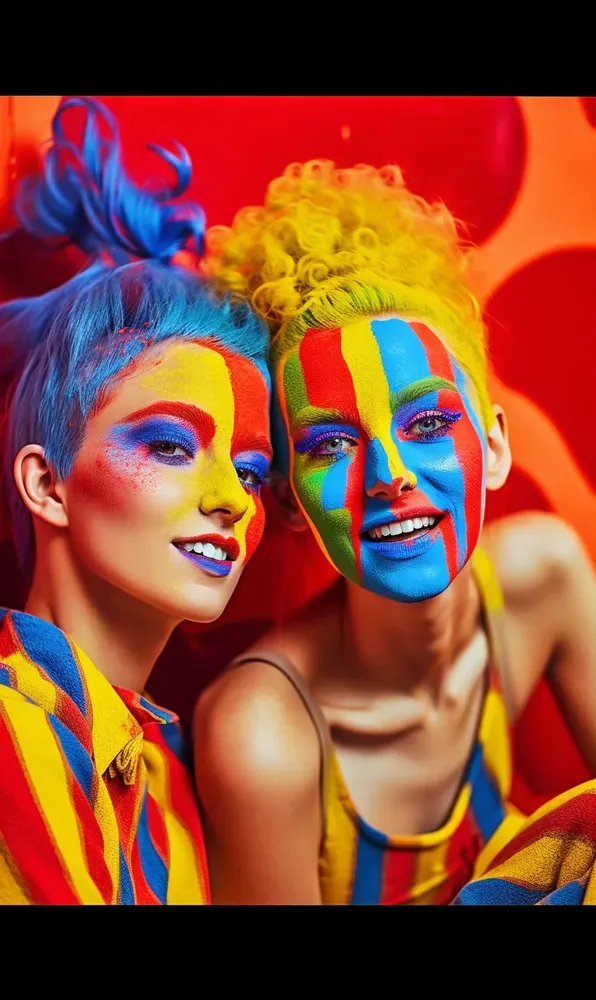 Super Colorful Photoshoots Pop Art Midjourney Prompt | PromptBase