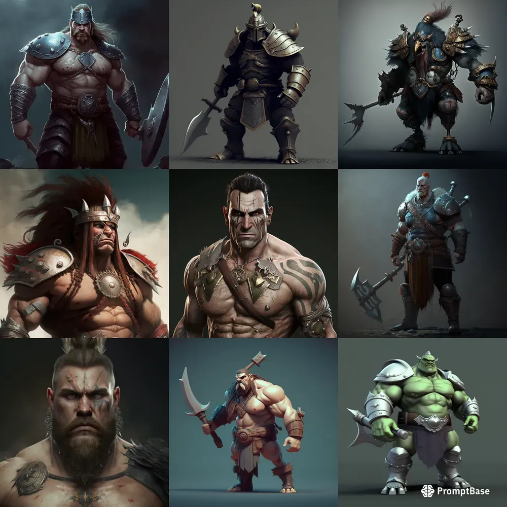 RPG 3D Character Models Midjourney Prompt | PromptBase