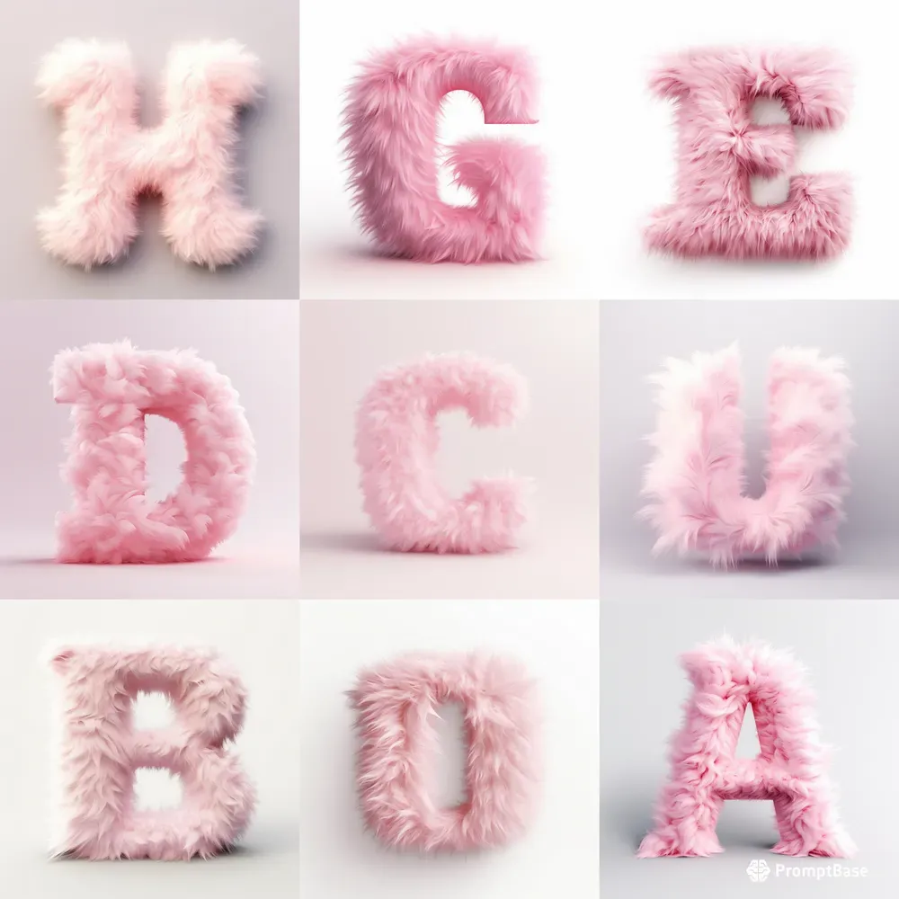 Furry Letters Midjourney Prompt | PromptBase