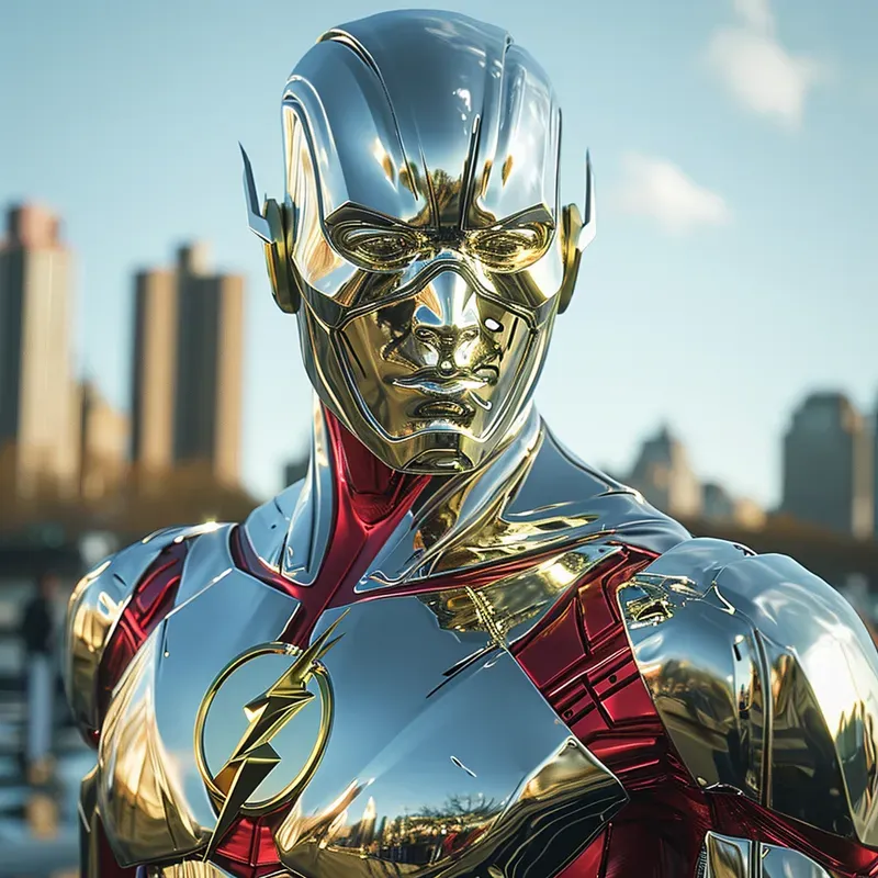 Realistic Metallic People And Characters Midjourney Prompt | PromptBase