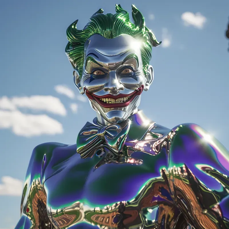 Realistic Metallic People And Characters Midjourney Prompt | PromptBase