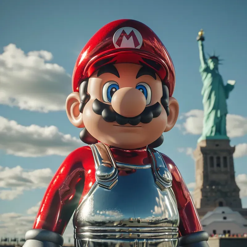 Realistic Metallic People And Characters Midjourney Prompt | PromptBase