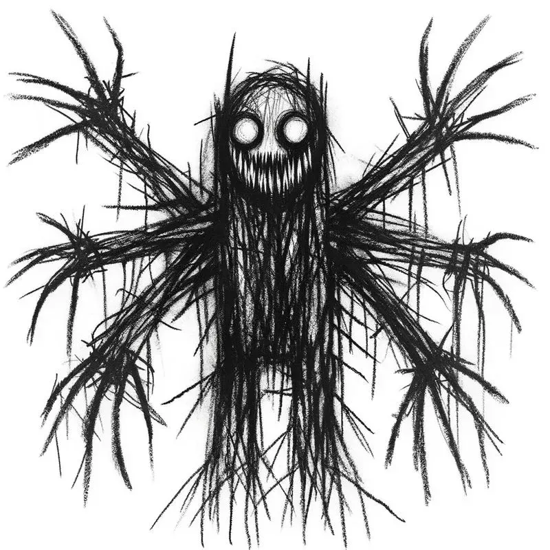 Creepy Kids Horrorstyle Drawings DALL·E Prompt | PromptBase