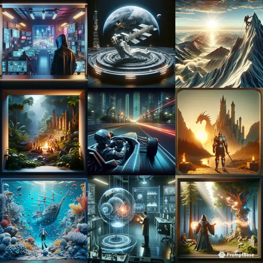 3D Realistic Vignette Worlds DALL·E Prompt | PromptBase