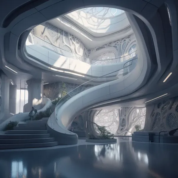 Fluid Form Architectures Midjourney Prompt | PromptBase