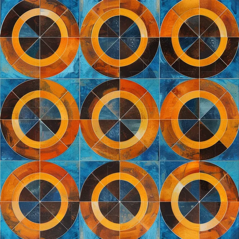 Worn Tiles In 1970s Style Midjourney Prompt | PromptBase