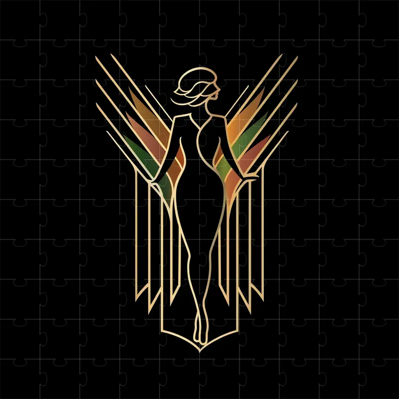 Logos In Art Deco Style 1930s Midjourney Prompt | PromptBase