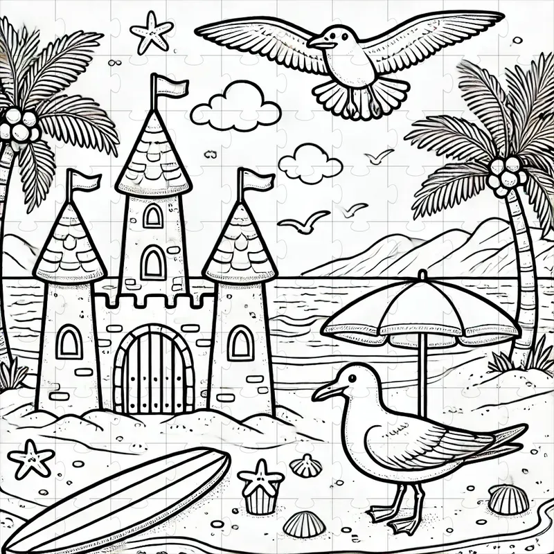 Themed Coloring Pages DALL·E Prompt | PromptBase