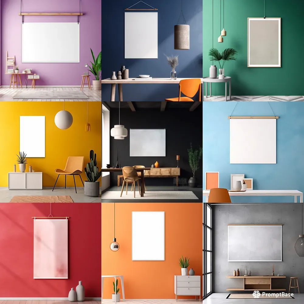 Plain Wall Fabric Posters Midjourney Prompt | PromptBase