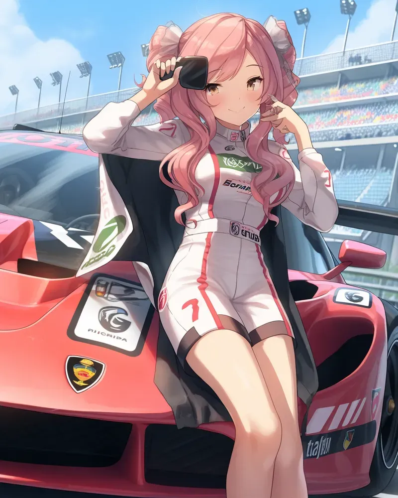 Anime Drivers And Their Cars Midjourney Prompt | PromptBase