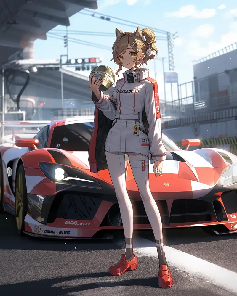 Anime Drivers And Their Cars Midjourney Prompt | PromptBase