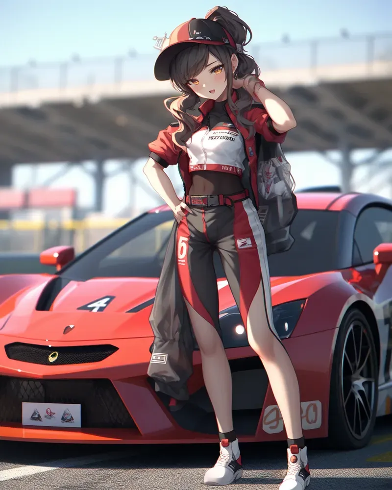 Anime Drivers And Their Cars Midjourney Prompt | PromptBase