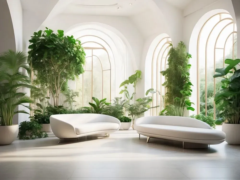 Modern Botanical Interior Designs Leonardo Ai Prompt | PromptBase