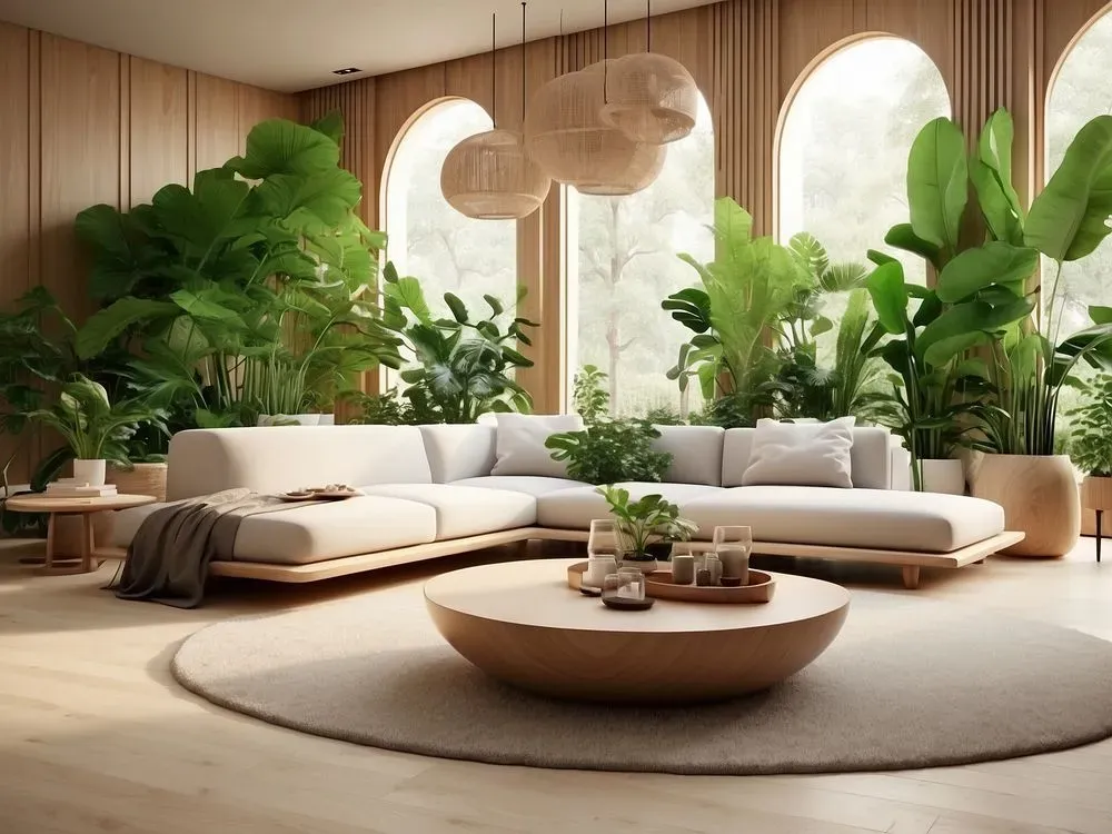 Modern Botanical Interior Designs Leonardo Ai Prompt | PromptBase
