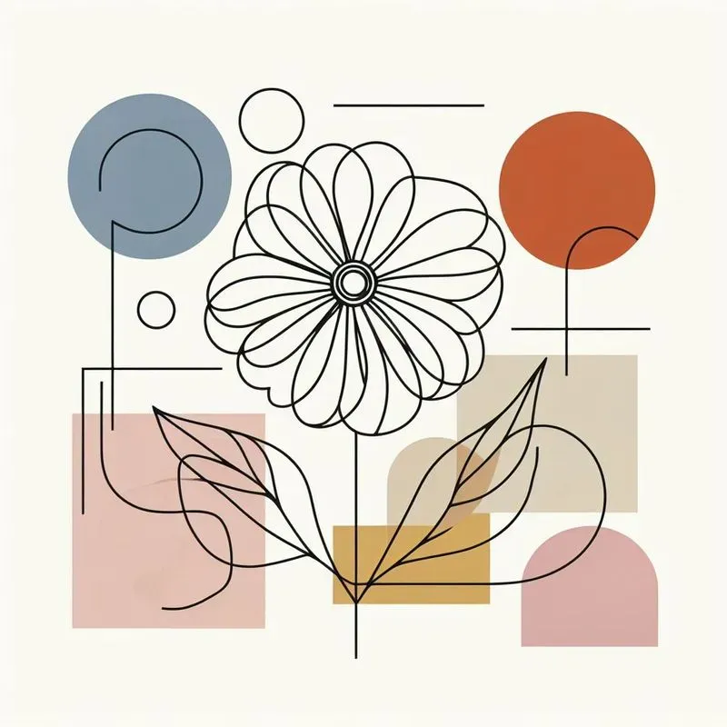 One Line Boho Chic Minimal Designs DALL·E Prompt | PromptBase