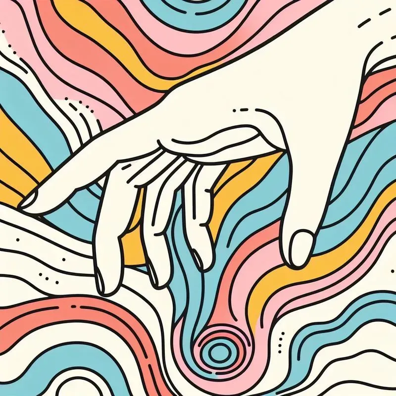 Retro Pastel Line Art Illustrations DALL·E Prompt | PromptBase