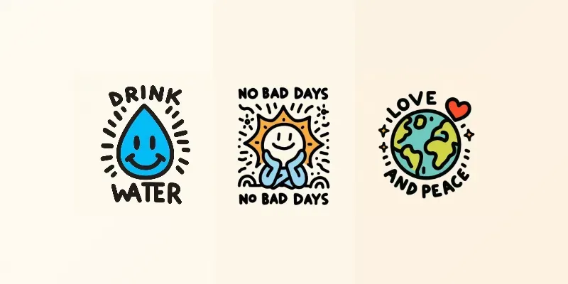 Motivational Quote Line Drawing Posters DALL·E Prompt | PromptBase