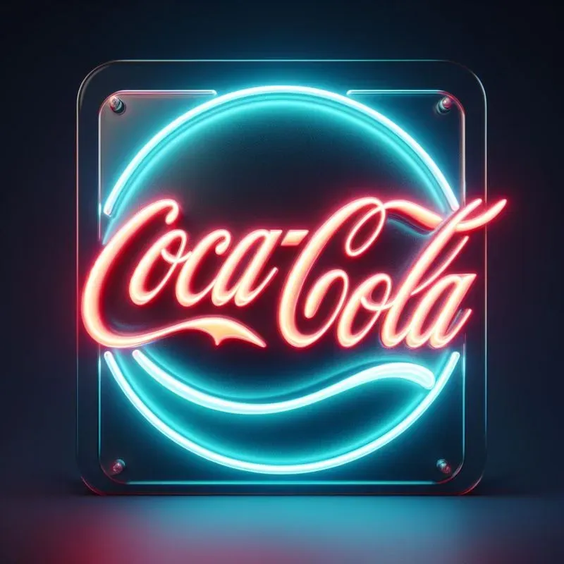 Famous Neon Logos DALL·E Prompt | PromptBase
