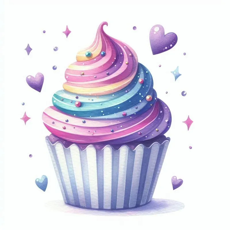 Cute Magical Pastel Watercolor Paintings DALL·E Prompt | PromptBase