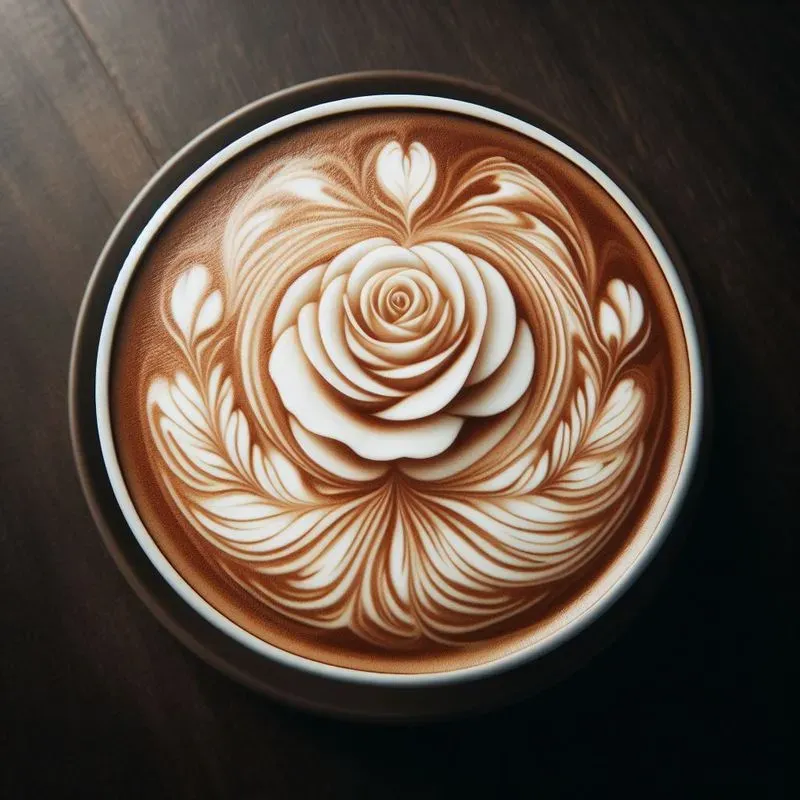 Elegant Latte Art Designs DALL·E Prompt | PromptBase