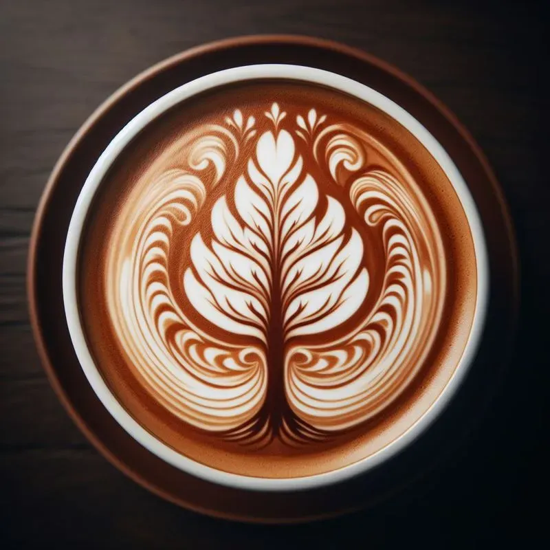 Elegant Latte Art Designs DALL·E Prompt | PromptBase