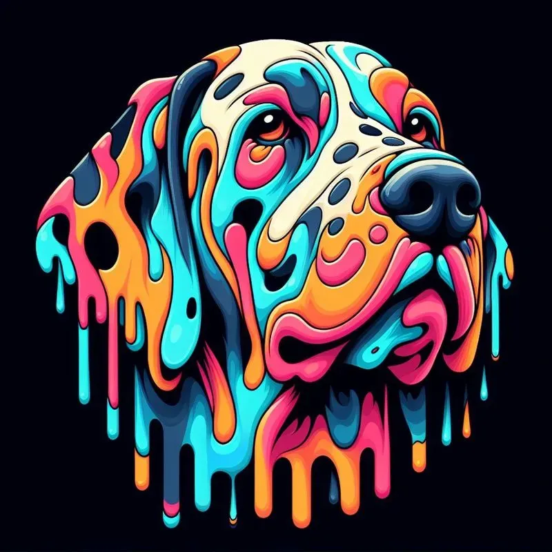 Psychedelic Melting Ink Tshirt Designs DALL·E Prompt | PromptBase