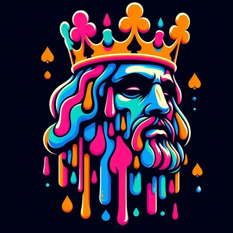 Psychedelic Melting Ink Tshirt Designs DALL·E Prompt | PromptBase