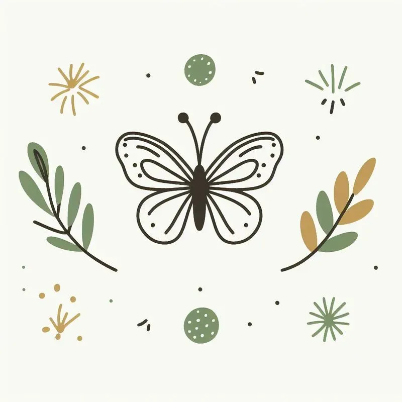 Cute Boho Hand Drawn Doodles DALL·E Prompt | PromptBase