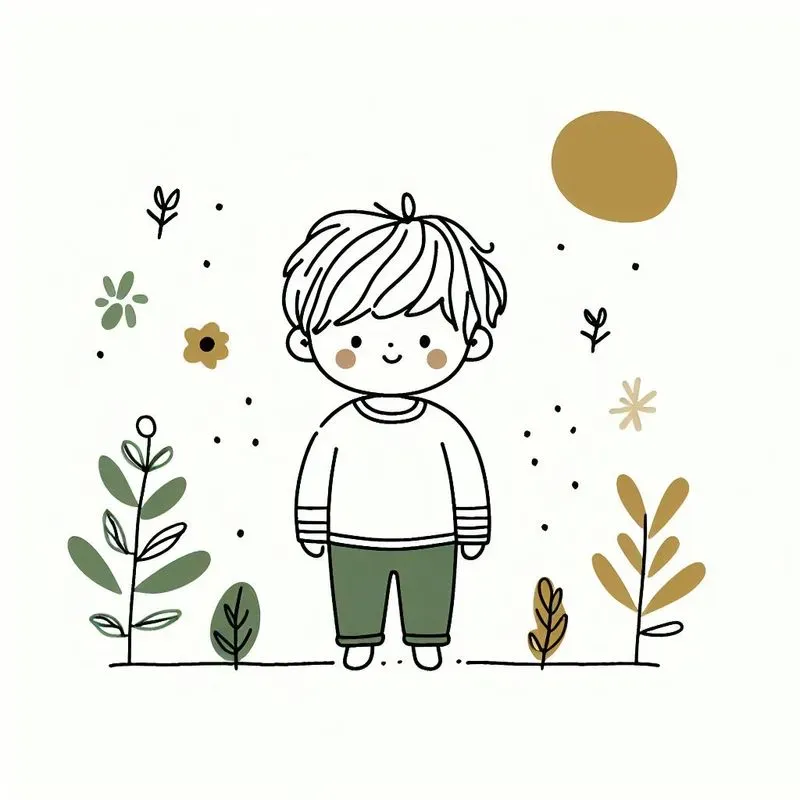 Cute Boho Hand Drawn Doodles DALL·E Prompt | PromptBase
