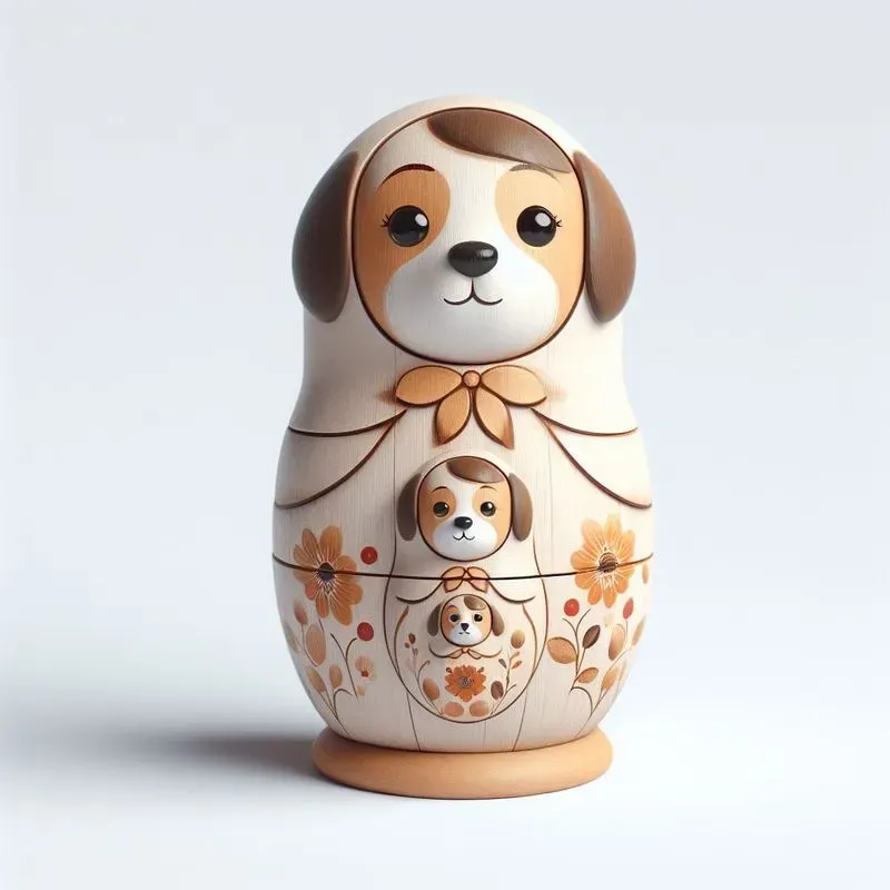 Cute Matryoshka Doll Animals DALL·E Prompt | PromptBase