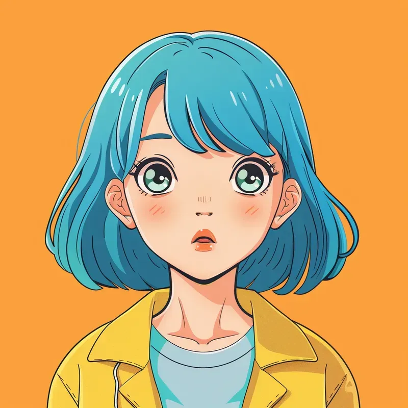 2D Anime Manga Avatar Profile Pictures Midjourney Prompt | PromptBase
