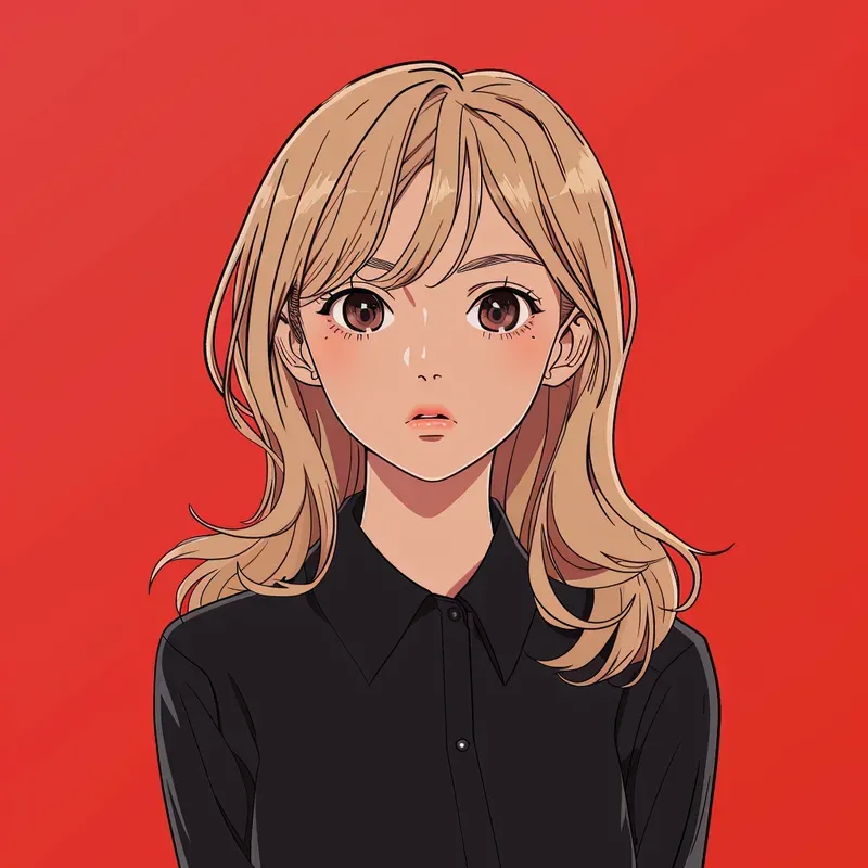 2D Anime Manga Avatar Profile Pictures Midjourney Prompt | PromptBase