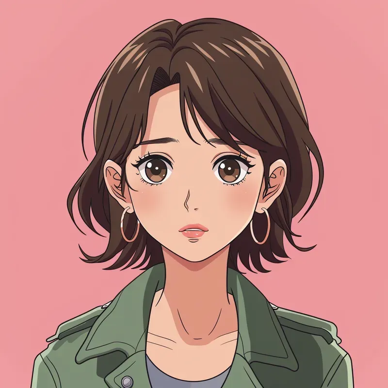 2D Anime Manga Avatar Profile Pictures Midjourney Prompt | PromptBase