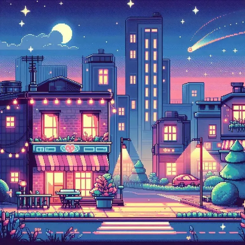 Pixel Art Scenes DALL·E Prompt | PromptBase