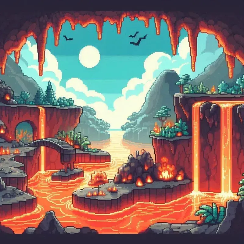 Pixel Art Scenes DALL·E Prompt | PromptBase