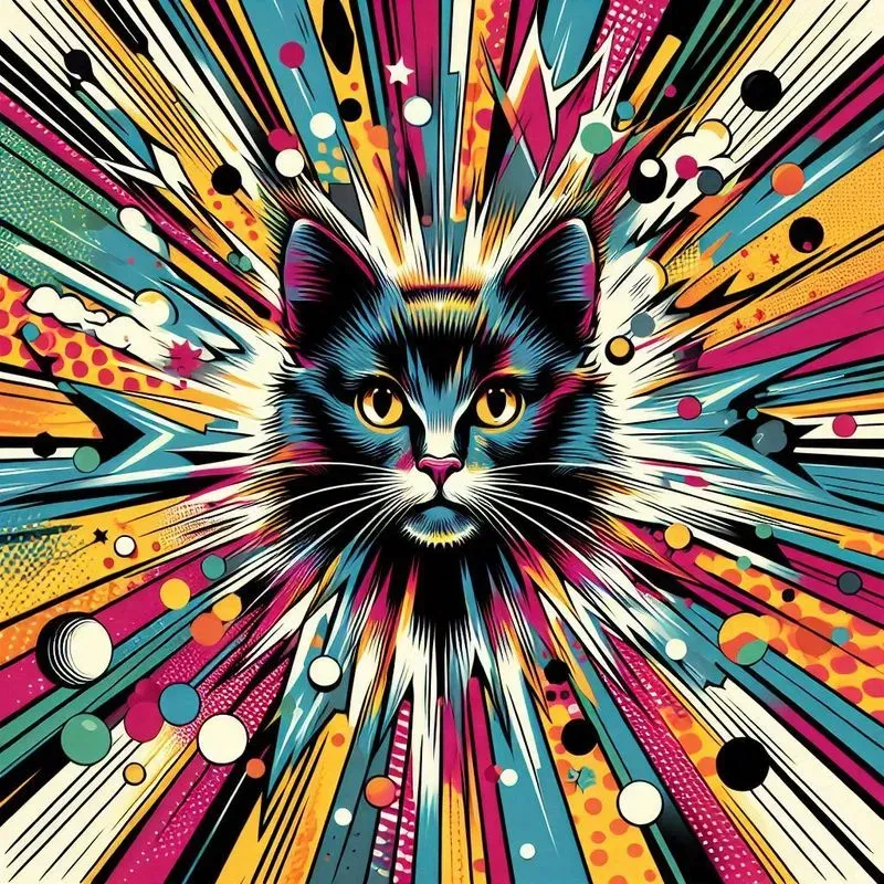 Cool Pop Art Cartoon Illustrations DALL·E Prompt | PromptBase