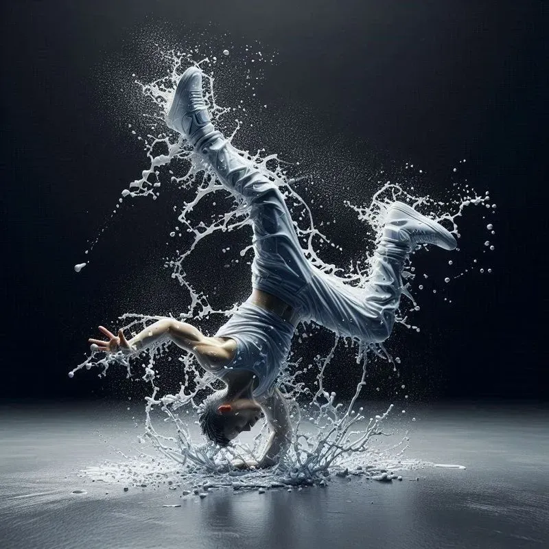 Dynamic Water Splash Actions DALL·E Prompt | PromptBase