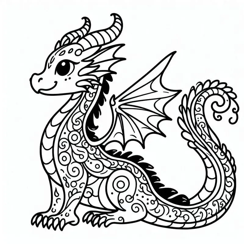 Intricate Coloring Book Pages DALL·E Prompt | PromptBase