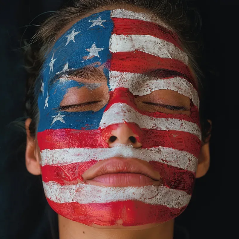 Country Flags As Face Paints Midjourney Prompt | PromptBase