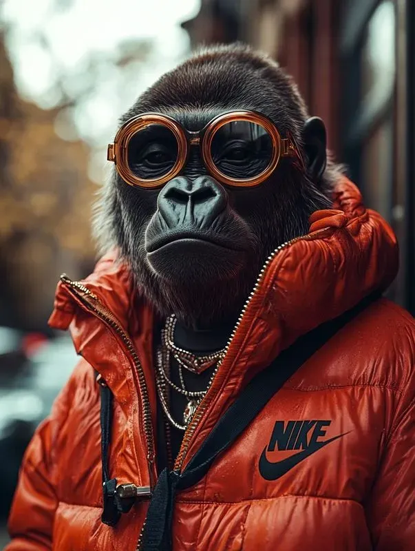 Animal Street Fashion Portraits Midjourney Prompt | PromptBase