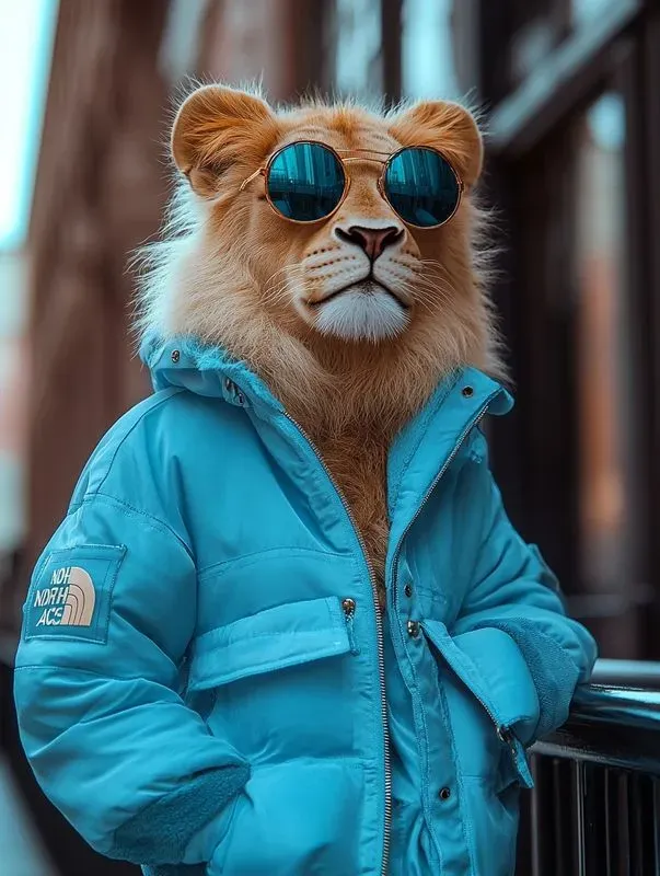 Animal Street Fashion Portraits Midjourney Prompt | PromptBase