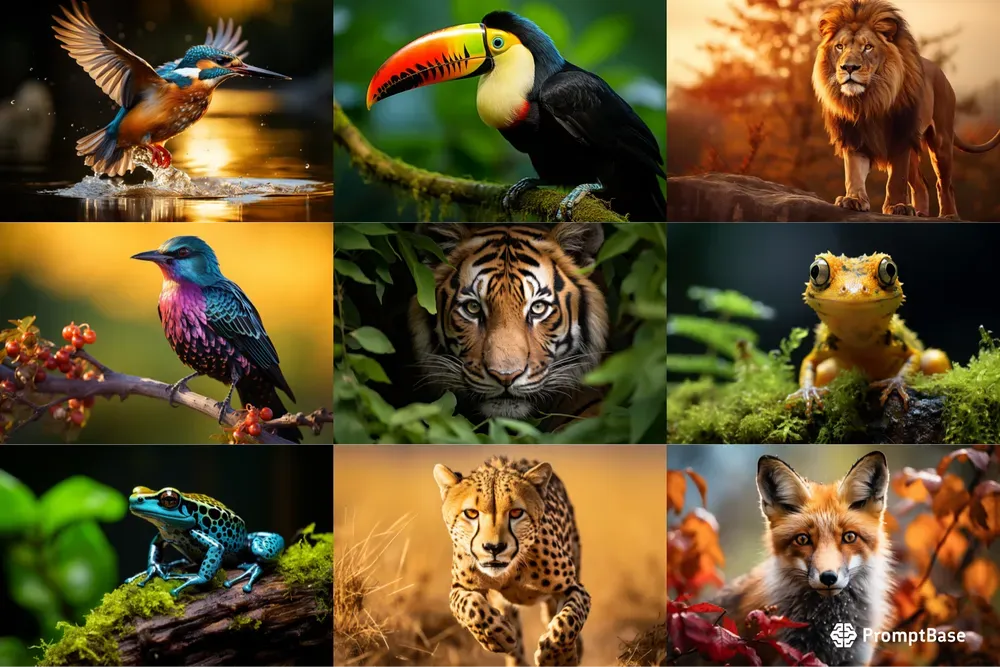 Animal Photographs Midjourney Prompt | PromptBase